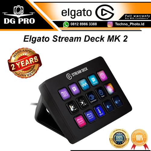 Jual Elgato Stream Deck MK 2 Streaming Deck Control Pad - BLACK ...