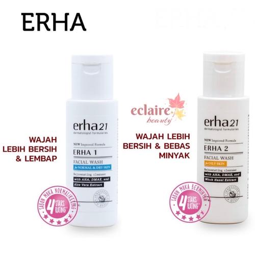 Jual Erha 21 Facial Wash Sabun Pencuci Pencerah Wajah ( Erha 1 & Erha 2 ...