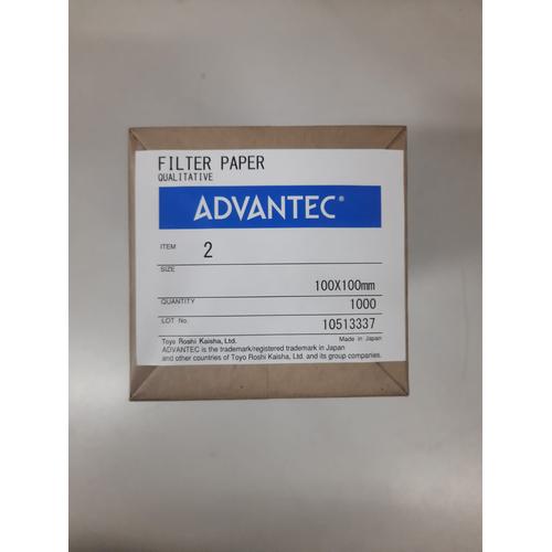 Jual Advantec Filter Paper Qualitative No.2 100x100 mm Quantity 1000 ...