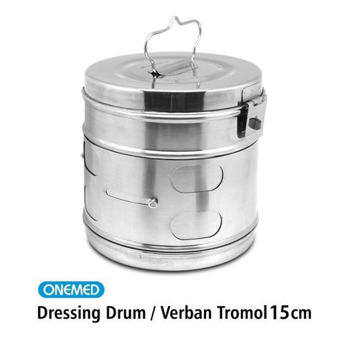 Jual Tromol kassa verban 15cm / Tromol Kasa Steril Dresing Drum ...