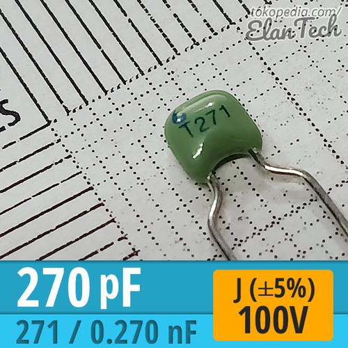 Jual 270pF / 271 MLCC Torch Ceramic Capacitor 270 pF Kapasitor ElanTech ...