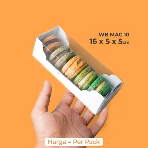 Jual kotak kue macaron cake box dus mika kardus kemasan makanan kue ...