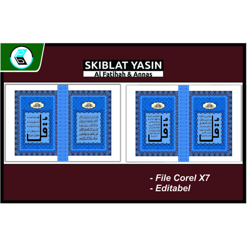 Jual File Skiblat Yasin |Biru| CDR Corel x7| Editabel | Annas & alfalaq ...