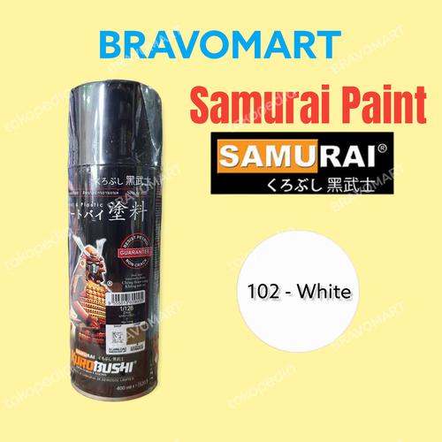 Jual SAMURAI PAINT CAT SEMPROT WARNA 102 PUTIH 400ml White KUROBUSHI Pylox - Kab. Tangerang ...