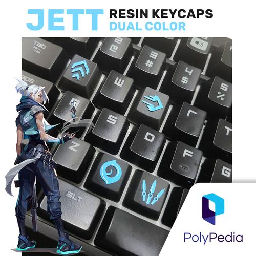 Jual Valorant Jett Resin Keycaps Dual Color - Kab. Tangerang ...