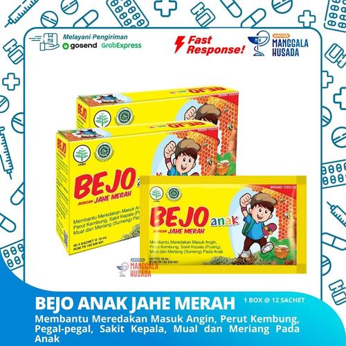 Jual BEJO ANAK JAHE MERAH PER BOX @ 12 SACHET - Kota Palembang - APOTEK ...