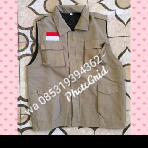 Jual rompi indonesia#rompi logo bendera merah putih#rompi merah putih ...