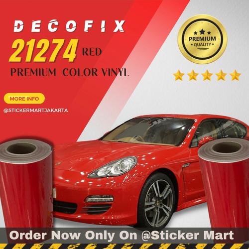 Jual Stiker motor skotlet motor merah glossy red 031 gloss 50cm - Kota ...