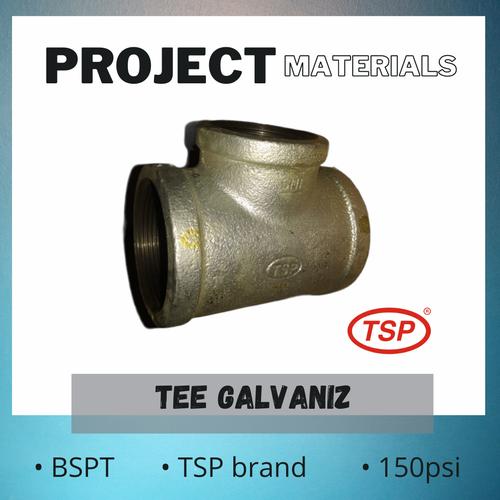 Jual Tee galvanis 1/2 inch TSP / Tee drat galvanis 1/2 - Kota Bekasi ...