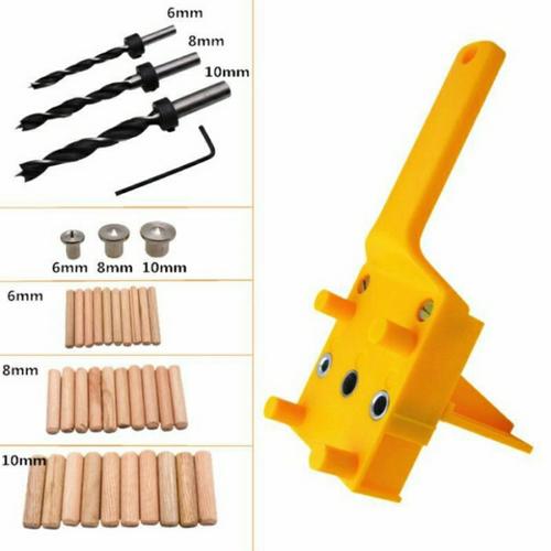 Jual Dowel jig + mata bor dowel, dowel kayu plus mata bor dowel - Kota ...