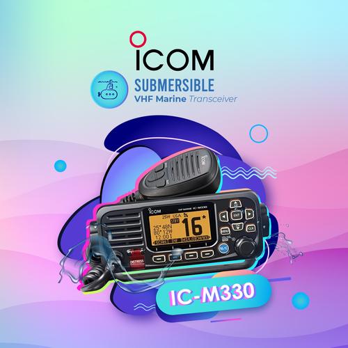 Promo Icom IC-M330 Rig Marine VHF Ori Baru ICM330 Radio Komunikasi ...