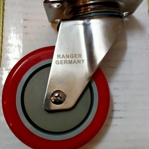 Jual Roda PU 4" inchi Hidup/swivel stainless steel Ranger Germany ...