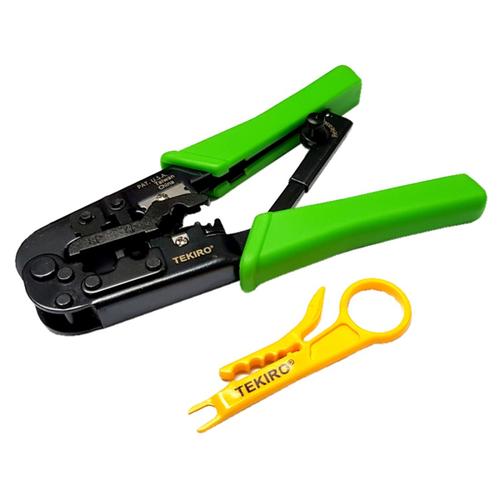 Jual TANG CRIMPING / TANG KRIMPING RJ45 & RJ 11 3 IN 1 TEKIRO - Jakarta ...