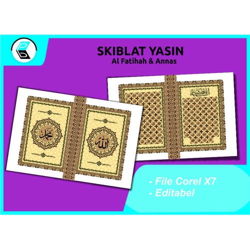 Jual File Skiblat Yasin | CDR Corel x7| Editabel | Lafadz dan Asmaul ...
