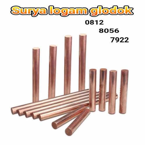 Jual COPPER ROD TEMBAGA 5/8 inch 2 meter (GROUND GROUNDING 5/8" " 2m ...
