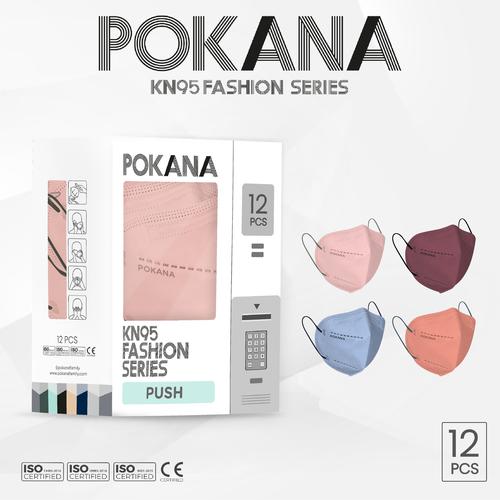 Promo POKANA KN95 6-ply FASHION SERIES Earloop Surgical Face Mask FS ...
