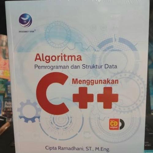 Jual Algoritma Pemrograman dan Struktur Data Menggunakan C++ CD Buku ...