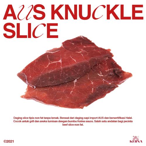 Jual Daging Sapi Beef Aus Knuckle Slice Non Fat Tanpa Lemak - 500 gram ...