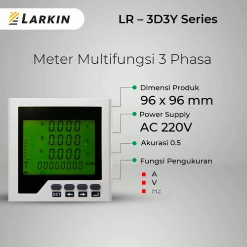 Jual LR-3D3Y DIGITAL 3PH MULTIFUNCTION METER LARKIN - Jakarta Barat ...
