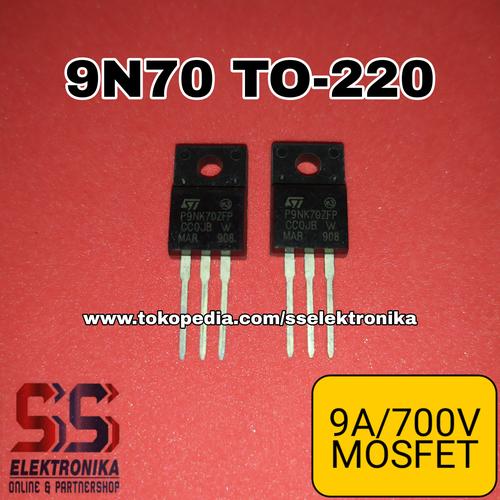 Jual 9N70 9N 70 9A 700V 9A/700V 9 Ampere 700 Volt Mosfet MOSFET TO-220 ...