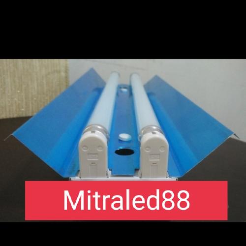 Jual Kap Lampu TKO MIRROR REFLECTOR 2X36/2X16W Housing TL Neon T8 Led ...