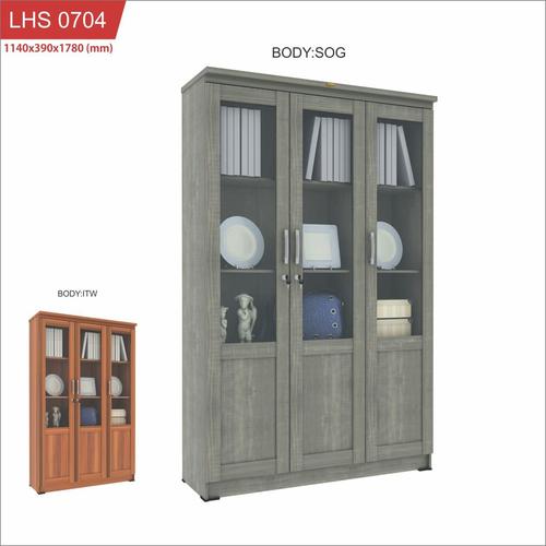 Jual Lemari rak buku pintu kaca ROMARO 3 pintu - Kab. Tangerang - Dion ...