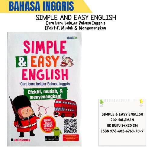 Jual BUKU BAHASA INGGRIS-SIMPLE AND EASY ENGLISH EFEKTIF MUDAH ...