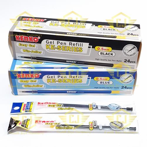 Jual [1 BOX / 24 PCS] Refill KENKO Gel Pen KE-SERIES Easy Gel Win ...