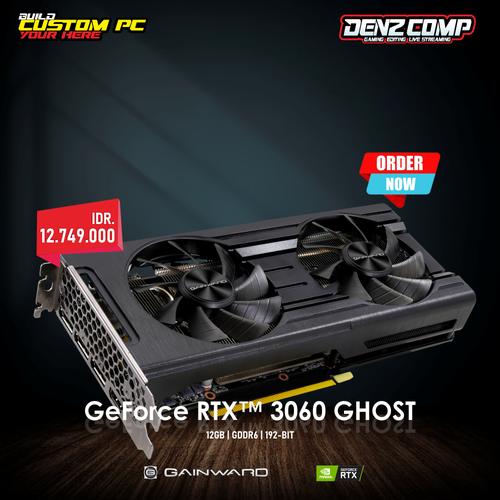 Jual VGA GAINWARD RTX 3060 GHOST 12GB GDDR6 192BIT | LHR - Kota Bandung ...