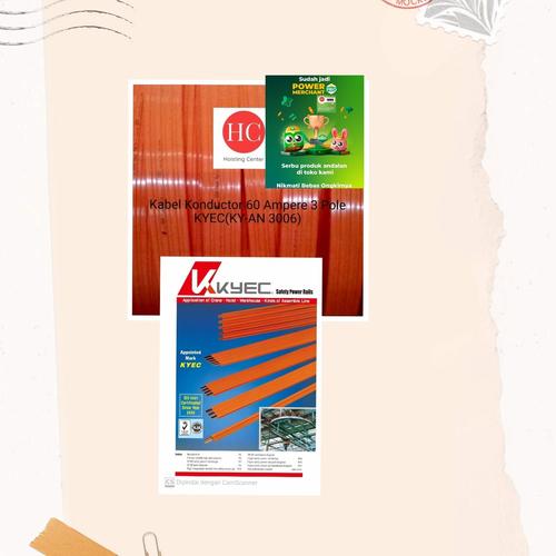 Jual Kabel Konductor 60 Ampere 3 Pole for Hoist Crane, KYEC [ KY-AN ...