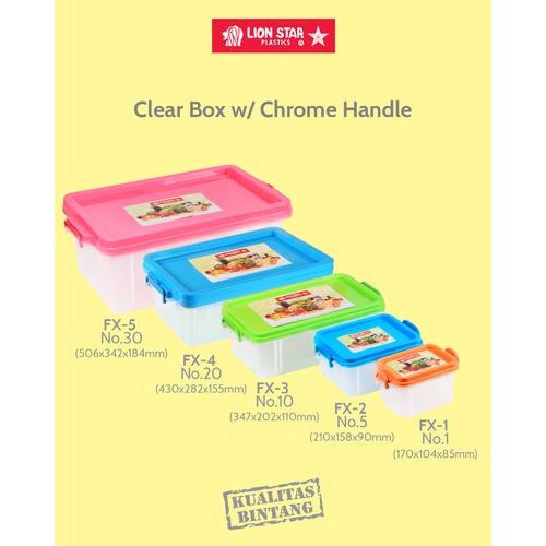 Jual Lion Star Clear Box Kotak Container Serbaguna Penyimpanan Plastik ...