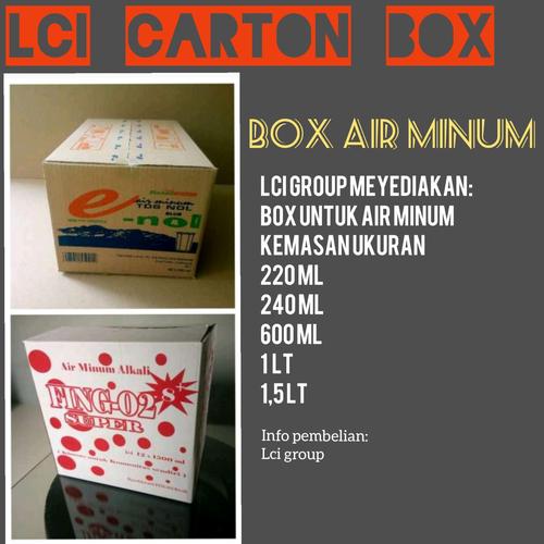 Jual Box Kardus Air Mineral AMDK Polos/Sablon - Kab. Sidoarjo ...
