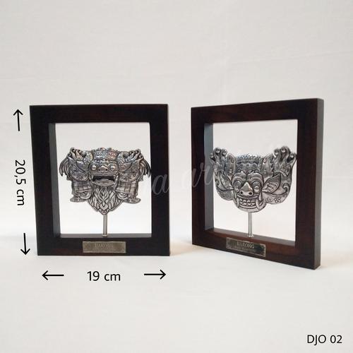 Jual hiasan dinding frame barong bali souvenir cantik pajangan dekorasi ...