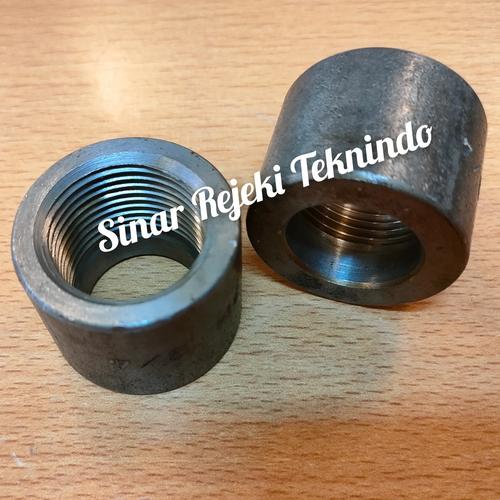 Jual Half Coupling Besi Class 3000 NPT 1 1/4"inch / Half Socket A105 ...