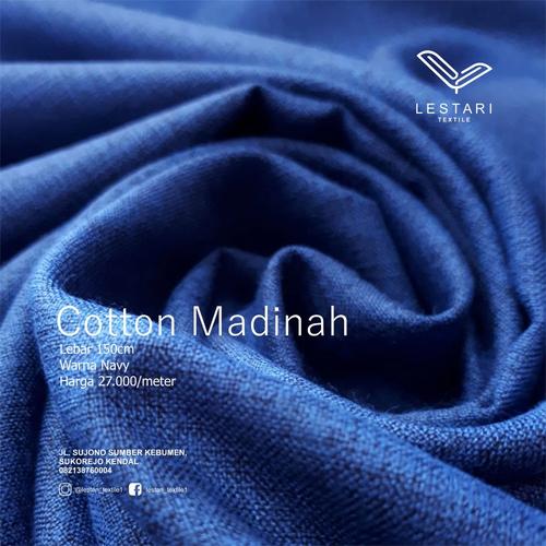 Jual kain katun madinah warna navy - navy - Kab. Kendal - lestari ...