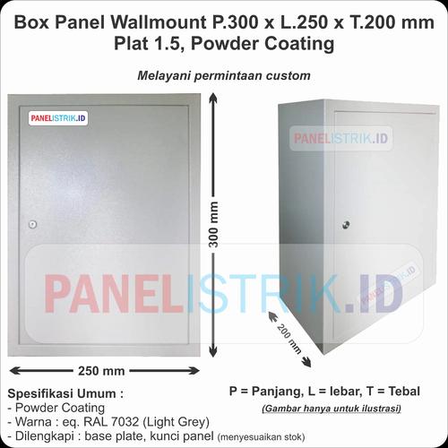 Jual Box Panel Indoor Wallmount 300x250x200 mm | Plat 1.5 mm - Kota ...