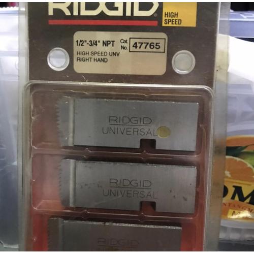 Jual Mata Senai Ridgid 47765 Size 1/2" - 3/4" NPT HS - Jakarta Barat ...