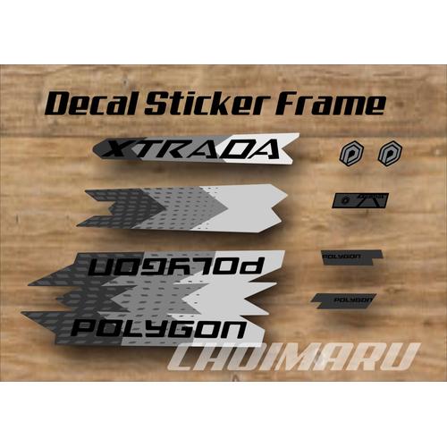 Jual decal stiker frame polygon xtrada - Kab. Malang - choimaru stiker ...