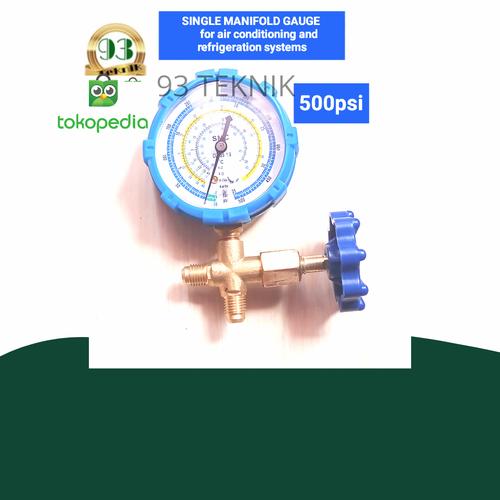 Jual Alat pengukur pengisian freon R410 R32 R22 R134 Manifold single ...