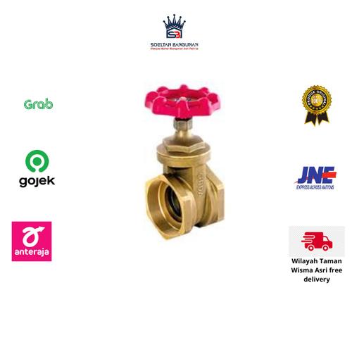 Jual ONDA Gate Valve Katup Keran Stop Kran Pipa Besi Drat Dalam 1/2" - Kota Bekasi - Soeltan ...