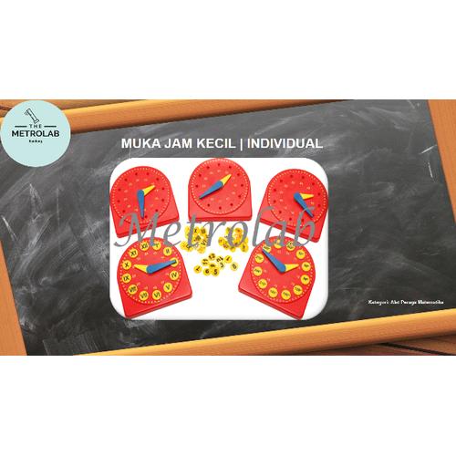 Jual Muka Jam Individual | Kecil (untuk siswa) | Alat Peraga Matematika ...