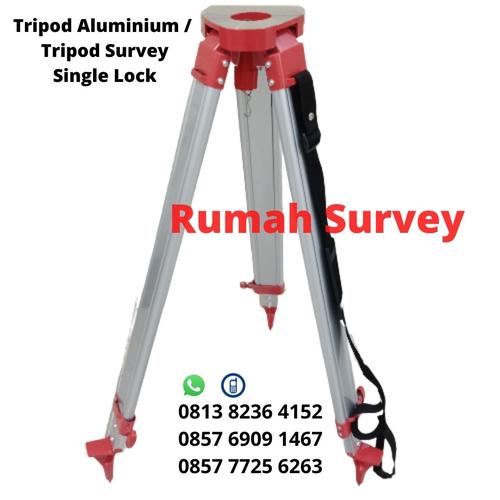 Jual Aluminium Tripod Survey Single Lock for TS WP THEODOLITE TRIBRACH ...