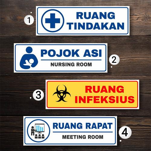 Jual Stiker ruang tindakan stiker pojok asi stiker tulisan ruangan - NO ...