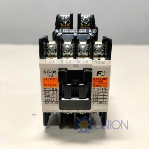 Jual Magnetic contactor SC-03 FUJI electric - 220V - Jakarta Barat ...