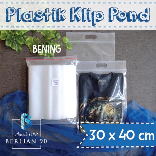 Jual Plastik Klip Pond 30x40 cm Plastik Baju Plastik Ziplock Besar ...