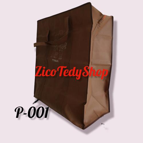 Jual Tas Puring JUMBO bahan tebal Tas polos warna Tas Laundry - Cokelat ...