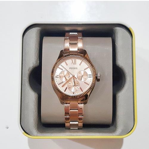 Rye Multifunction Rose Gold-Tone Stainless Steel Watch BQ3691 Fossil ...