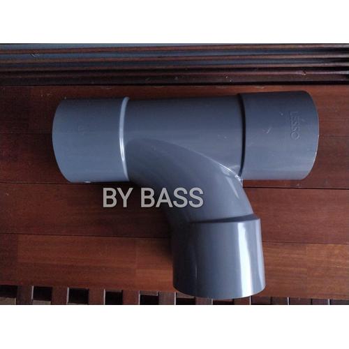 Jual Tee Y 90* PVC Lesso AW 4" inch Large Radius Tee Fitting Pipa PVC ...