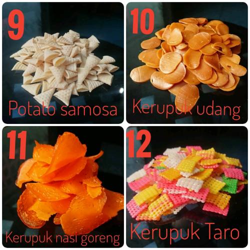 Jual aneka kerupuk mentah spesial 100gr bag2 - potato samosa - Kab ...