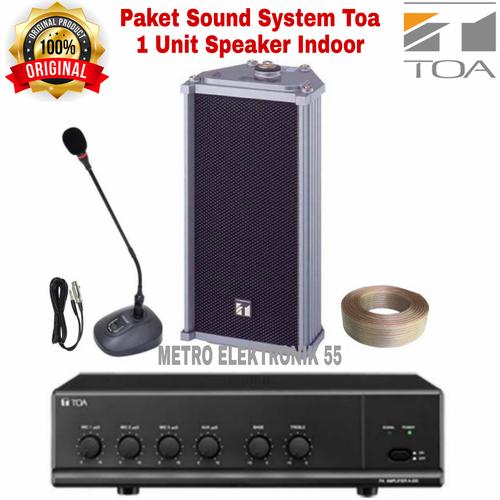 Jual Paket Sound System Toa Speaker ZS 102 Amplifier Toa Original ...